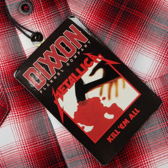 DIXXON | Shirts | Dixxon Flannel Metallica Collab Killem All Limited ...